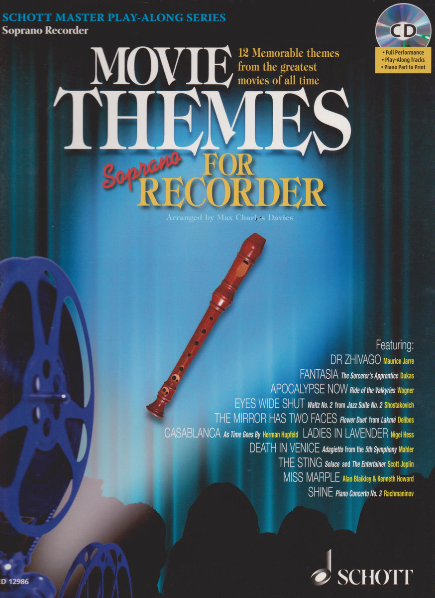 'Movie Themes For Recorder (Soprano Recorder) (B-Stock)' Noten ...